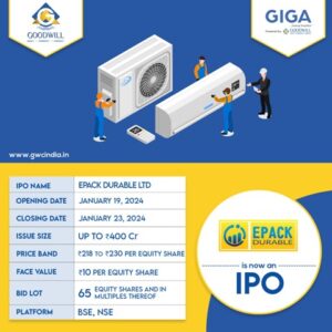 EPACK Durable Limited IPO - Goodwill's Blog
